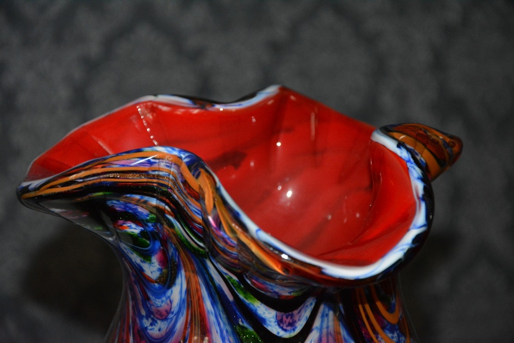 Murano-Váza-umělecké sklo-TOP stav | Castle-paradise.cz